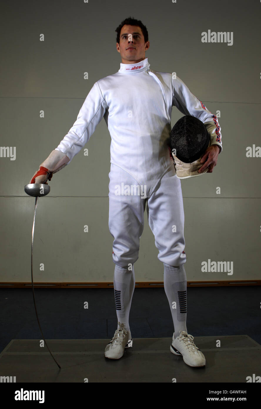 Great Britain's Sam Weale during the Modern Pentathlon team photocall ...