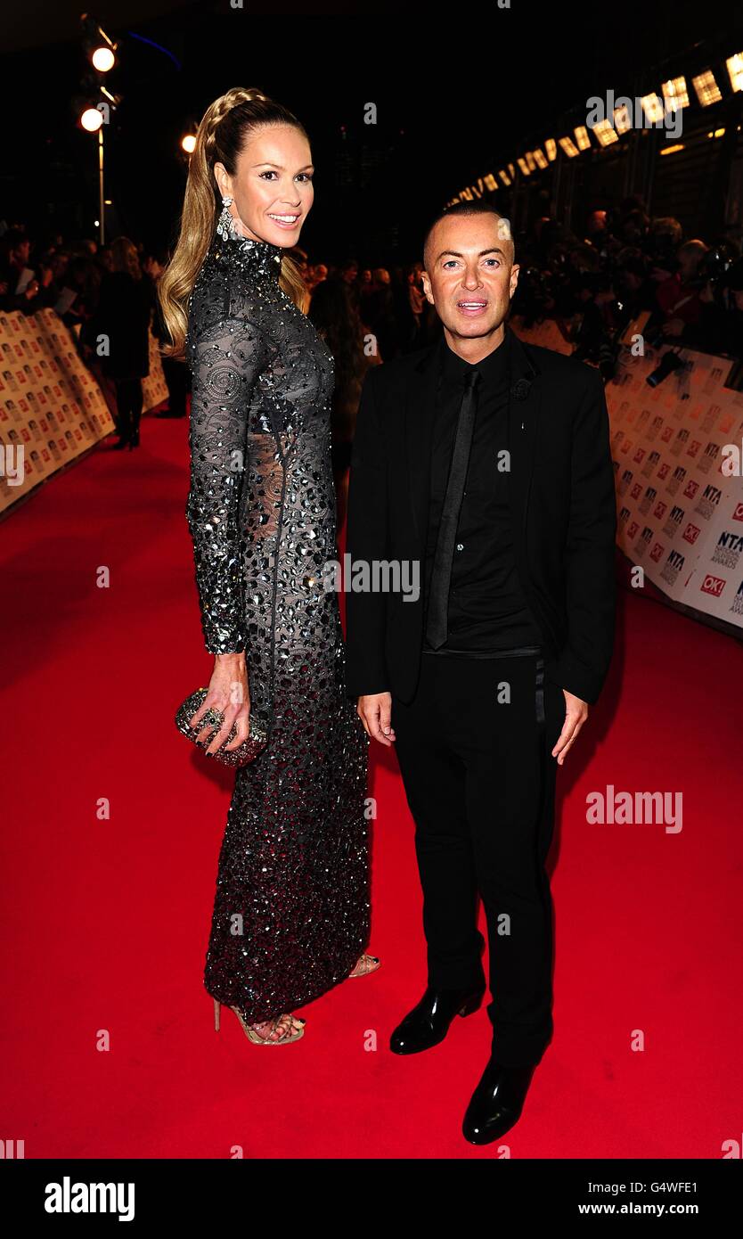 National Television Awards 2012 - Arrivals - London. Elle Macpherson ...