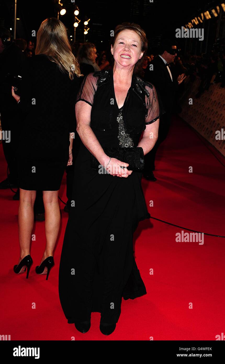 Pauline quirke arriving for the 2012 nta at the o2 hi-res stock ...