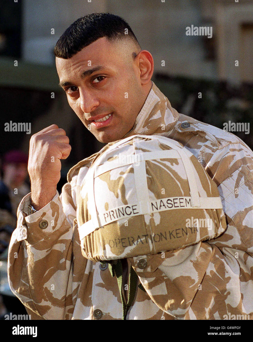 Boxer prince naseem hamed in londons covent garden hi-res stock ...