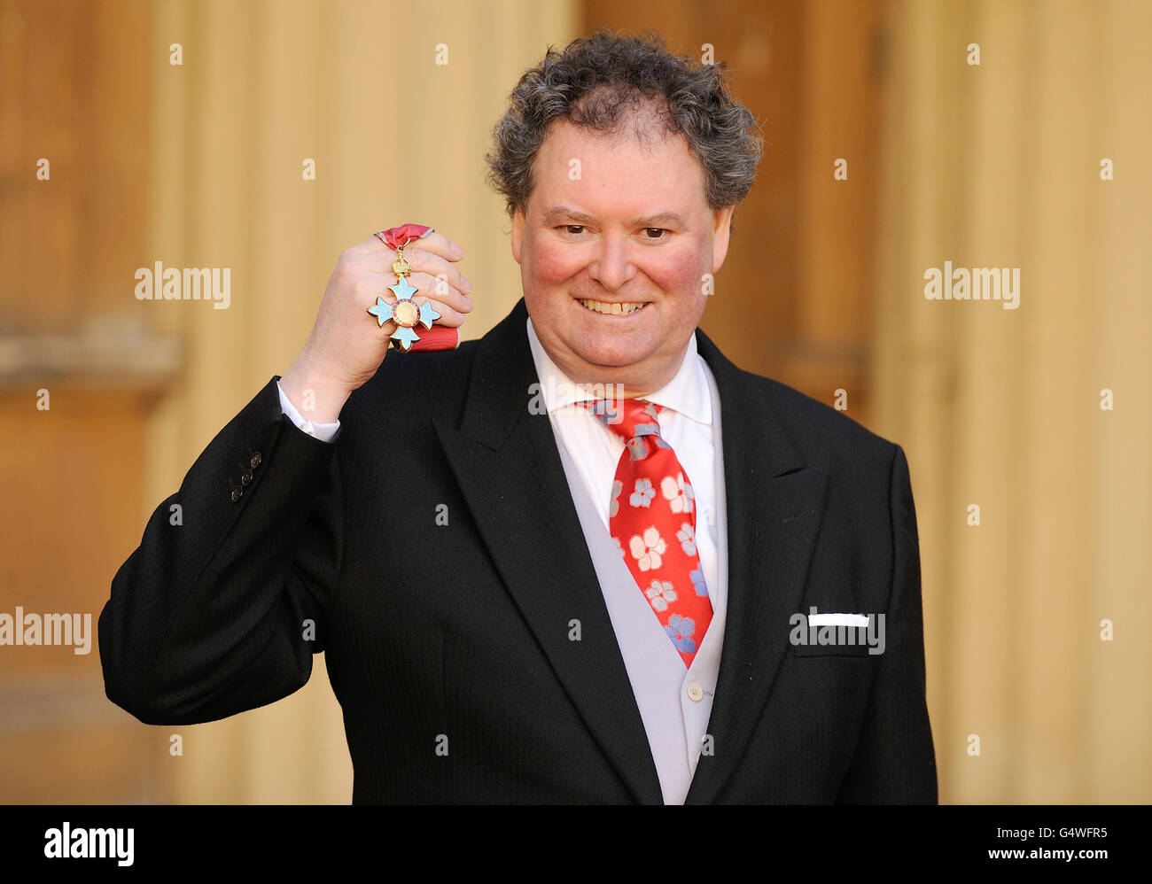 After receiving his cbe from the prince of wales hi-res stock photography and images - Alamy
