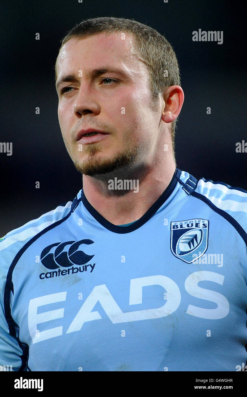 Cardiff rugby richie rees hi-res stock photography and images - Alamy