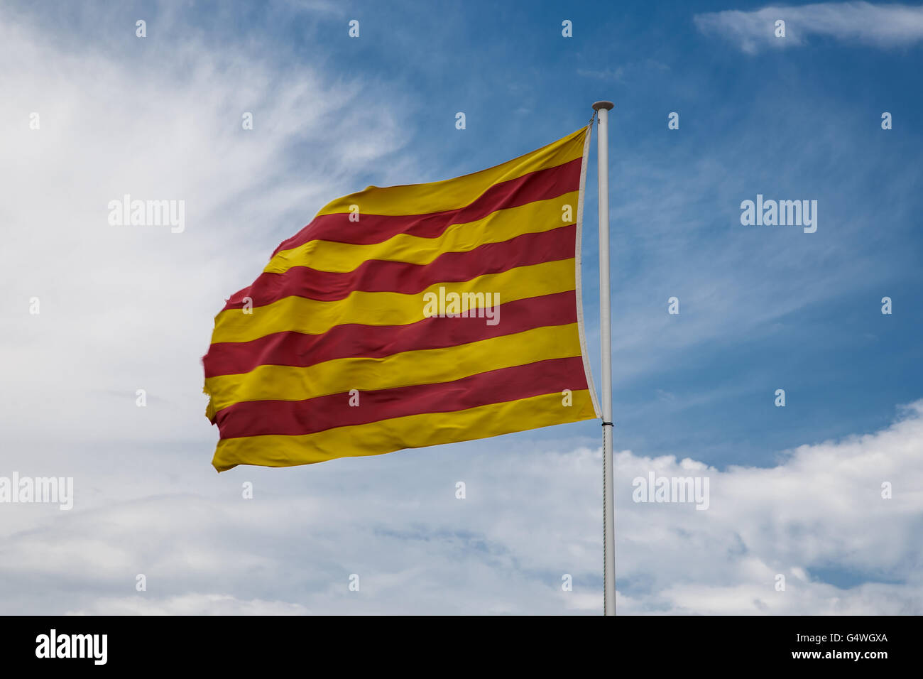Blue Catalan Flag High Resolution Stock Photography and Images - Alamy