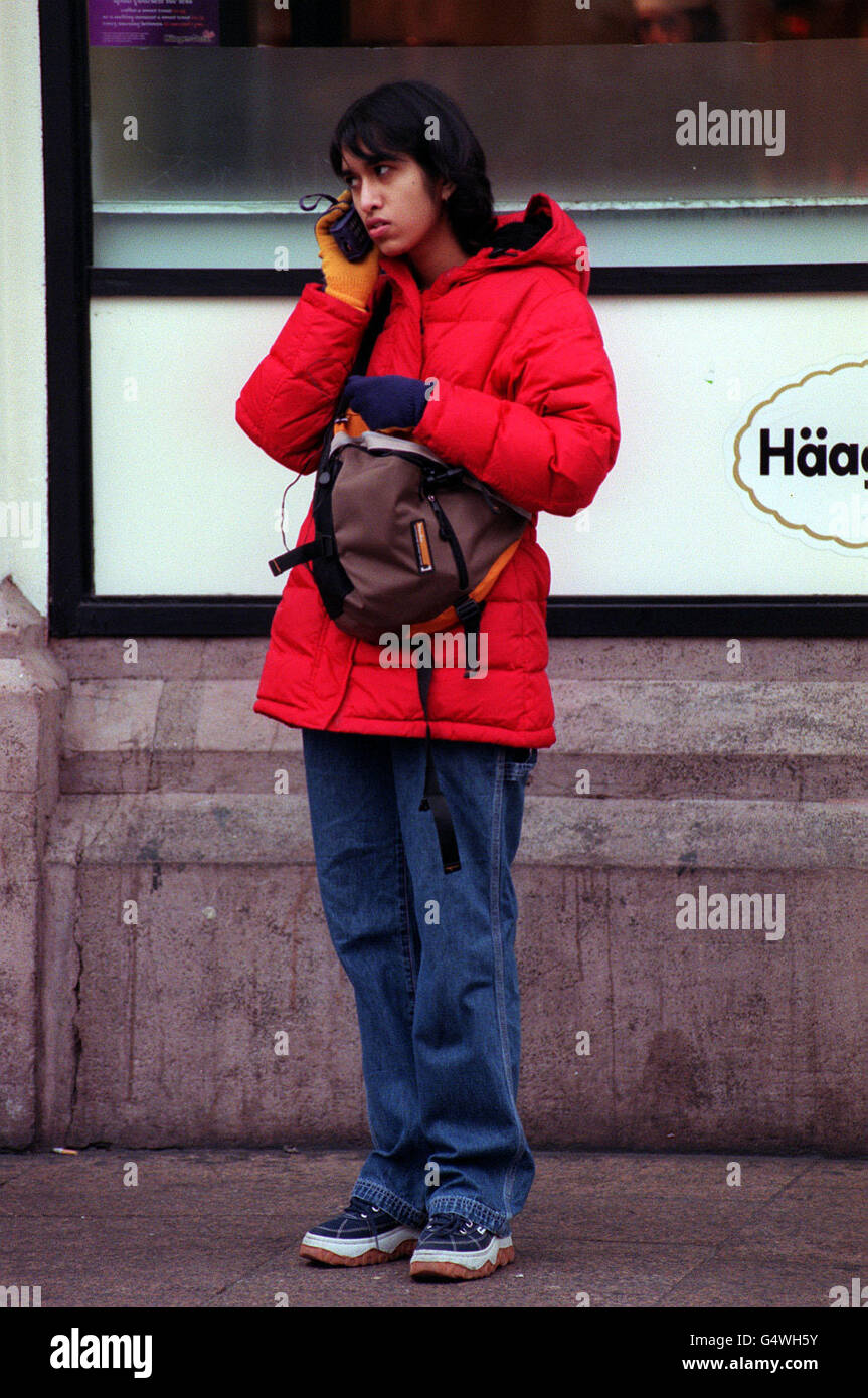 Mobile phone mania Stock Photo - Alamy