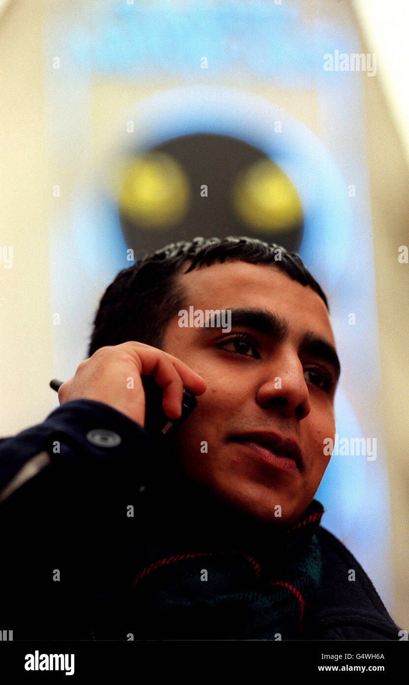 Mobile phone mania Stock Photo - Alamy