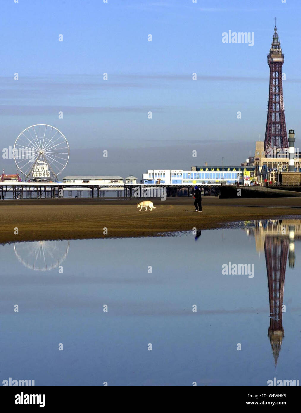 Blackpool tower in winter Stock Photo - Alamy