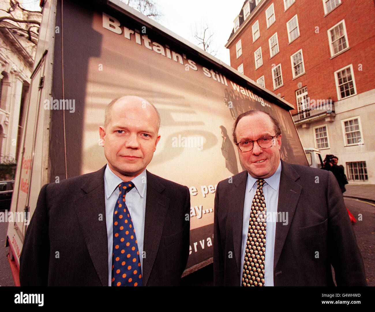 Hague & Ancram Tory poster Stock Photo - Alamy