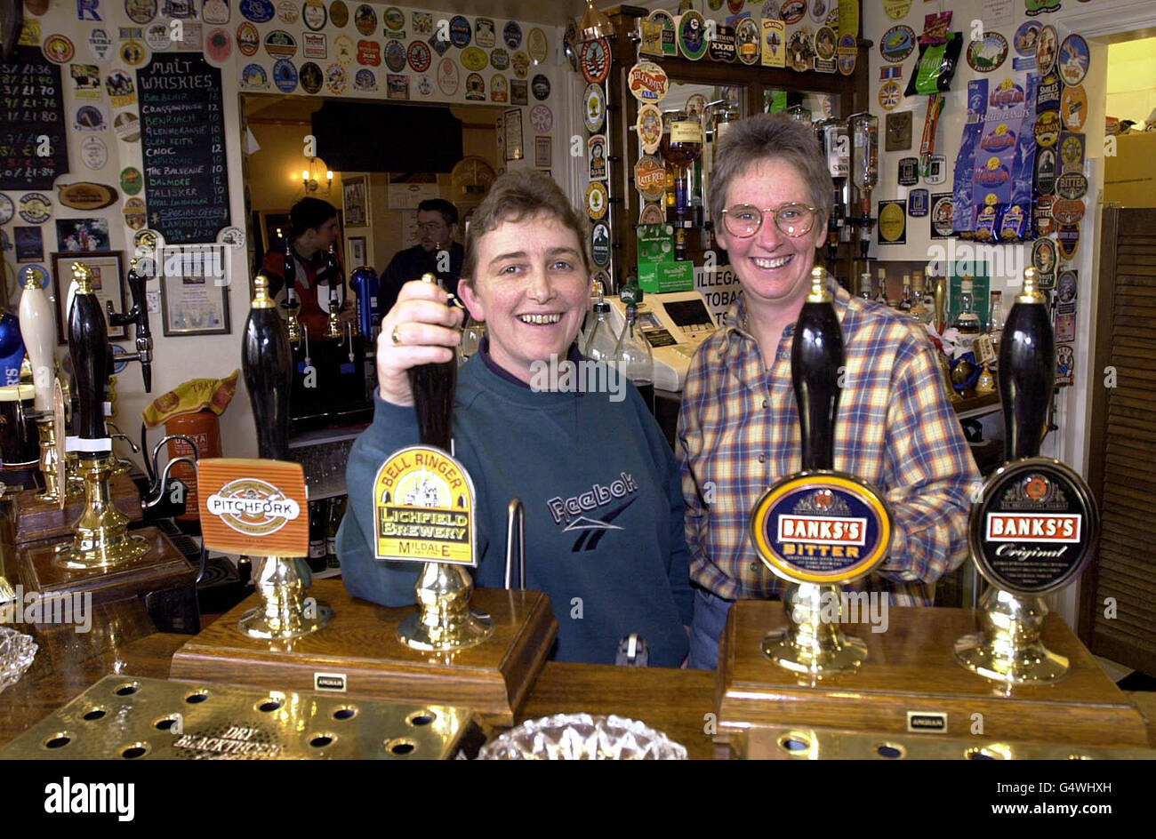 The Rising Sun in Tipton, West Midlands, run by Penny McDonald (right ...
