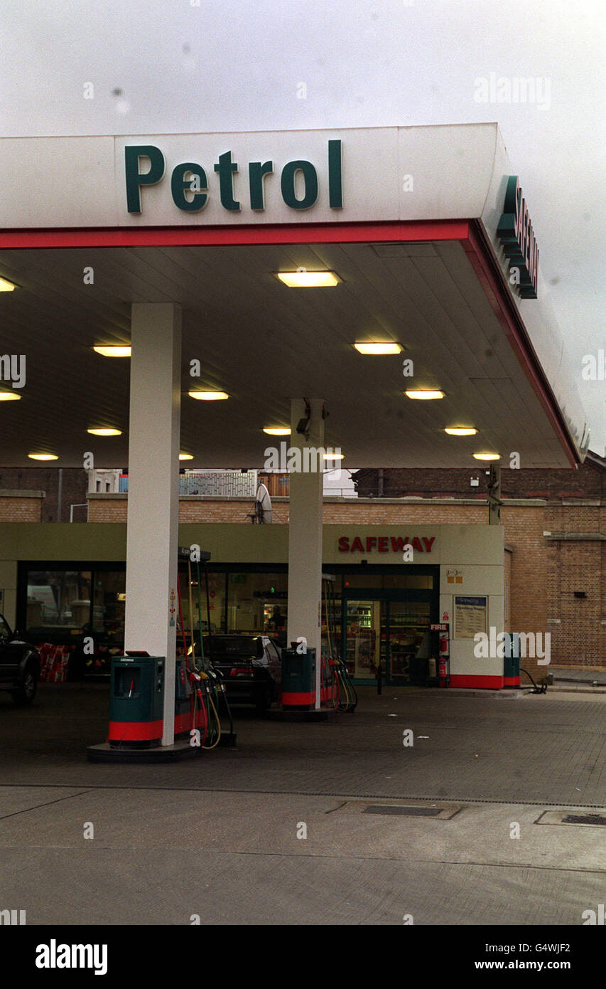 Safeway Petrol Station Stock Photo - Alamy