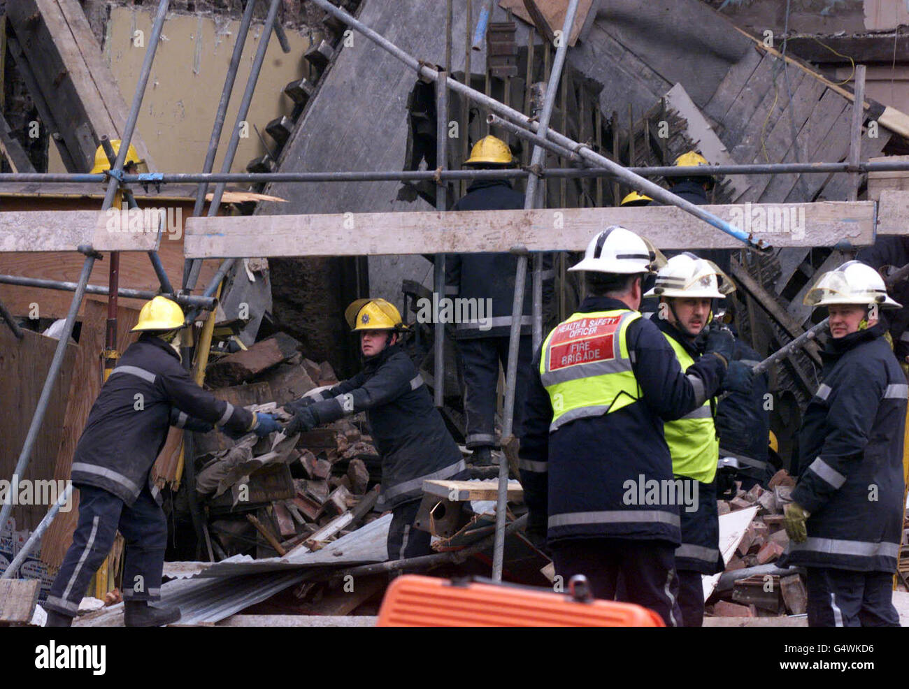 Building collapse Bootle Stock Photo - Alamy