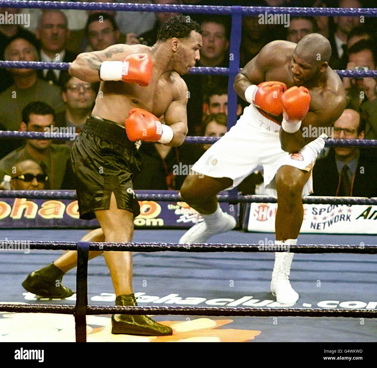 Boxing Tyson Vs Francis Stock Photo - Alamy