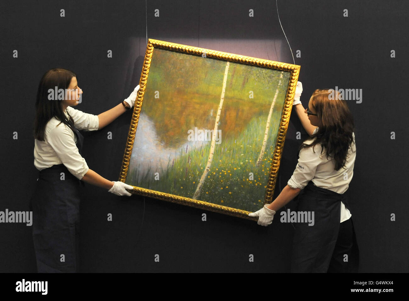 Sotheby's Contemporary Art Evening auction Stock Photo - Alamy