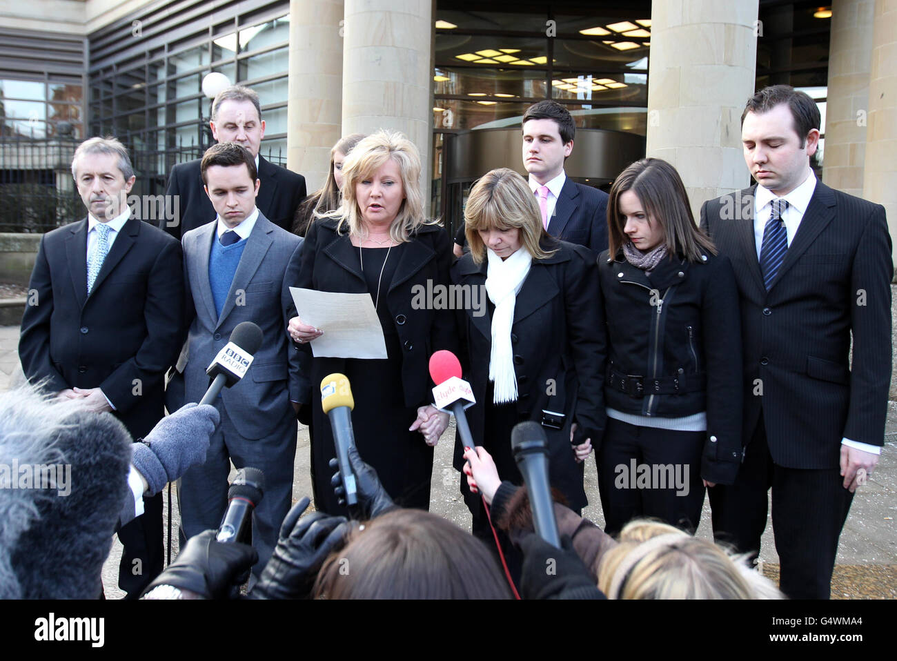 Listen as family friend lynn crossan hi-res stock photography and ...