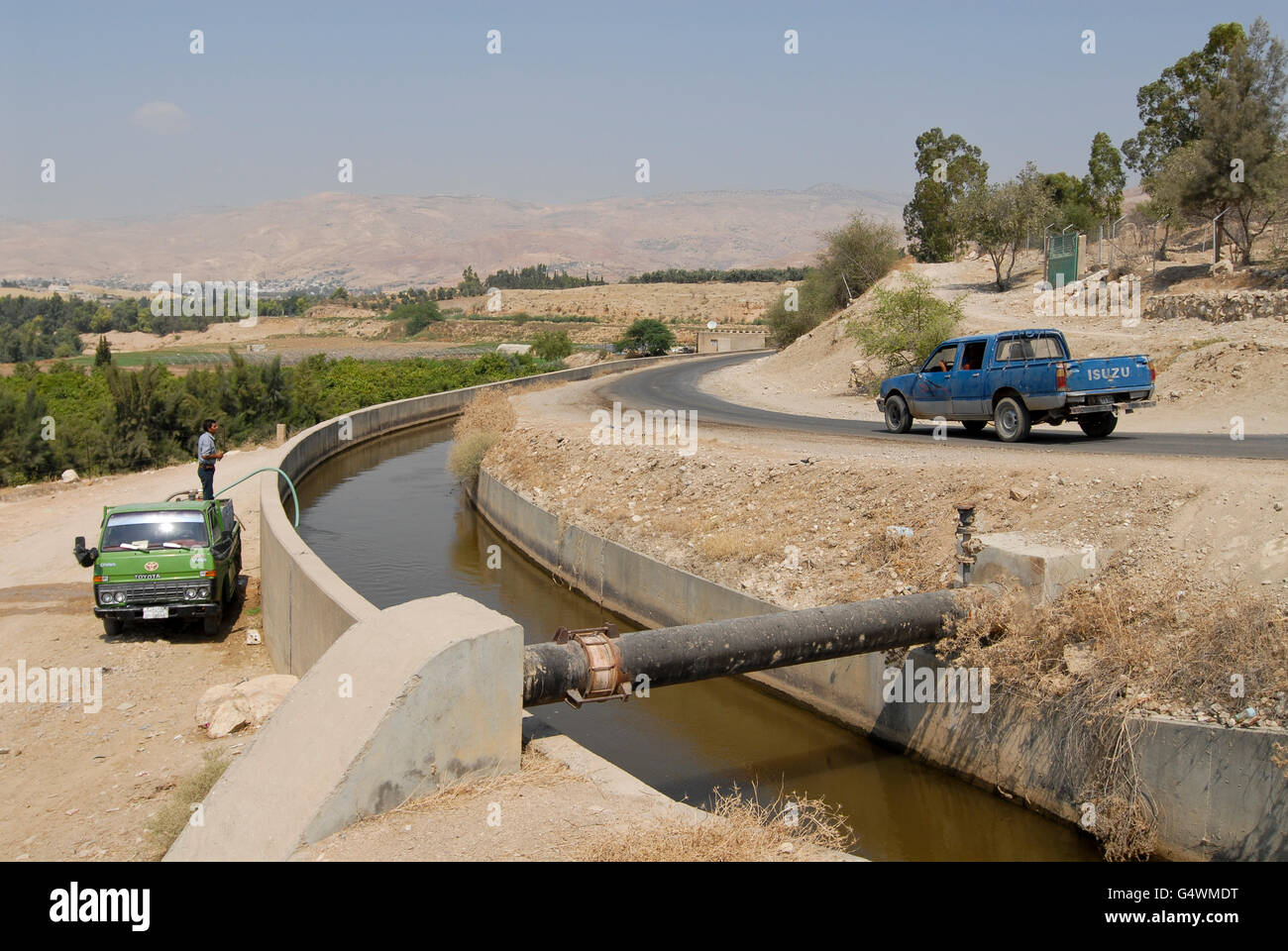 Jordan Water Shortage Agriculture In High Resolution Stock Photography ...