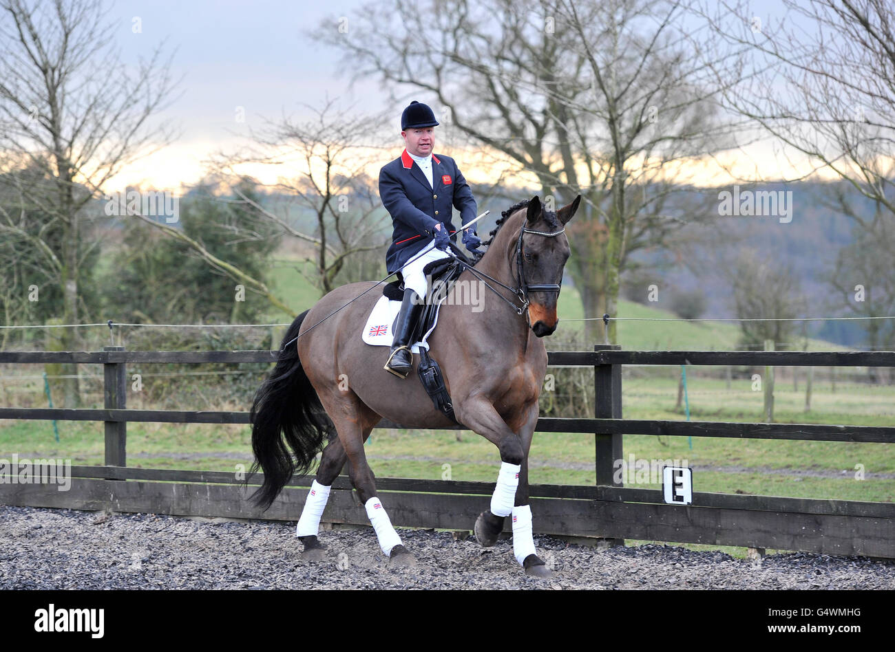 Equestrian - Lee Pearson and Ricky Balshaw Media Day - Cheddleton. Lee ...