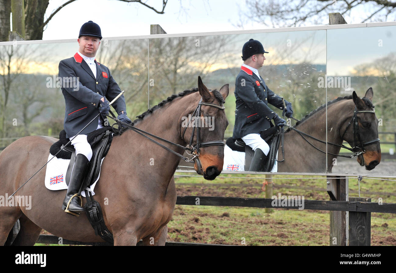 Equestrian - Lee Pearson and Ricky Balshaw Media Day - Cheddleton. Lee ...