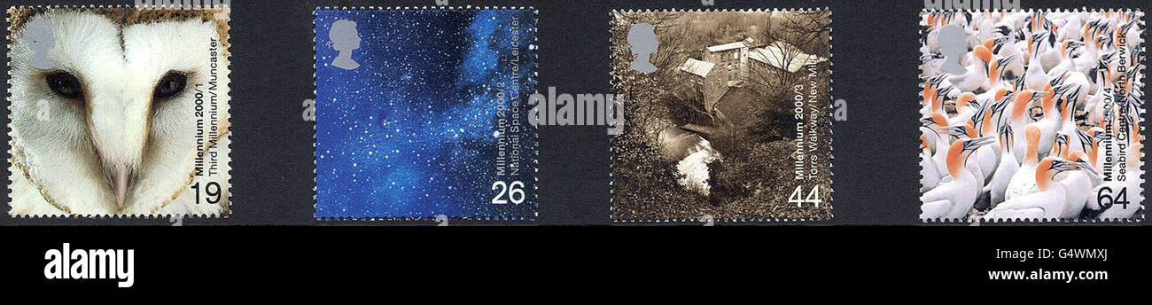 Millennium stamps hi-res stock photography and images - Alamy