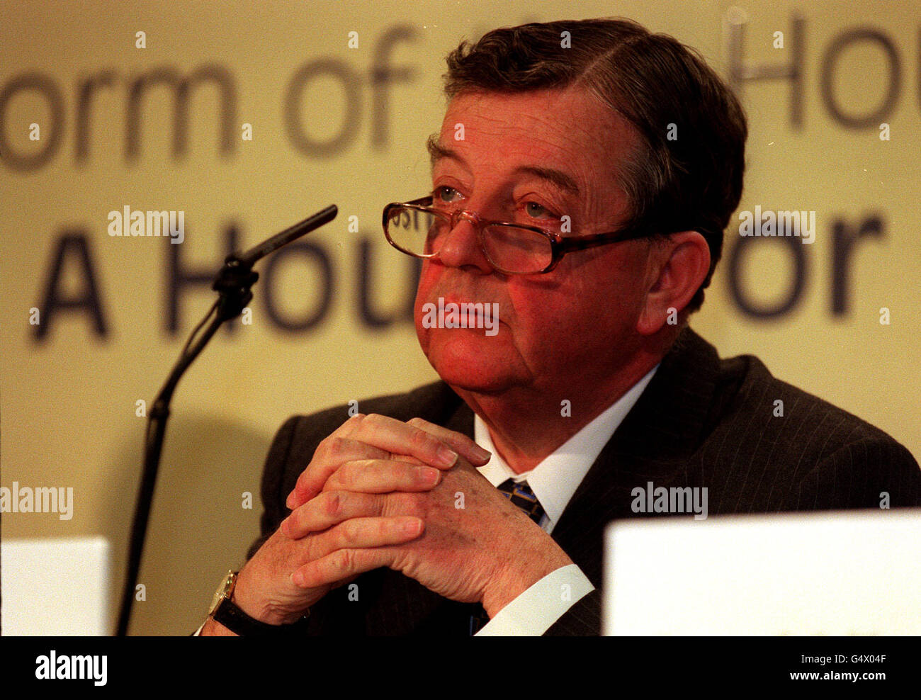 Lord Wakeham, Chairman of The Royal Commission on the Reform of the ...