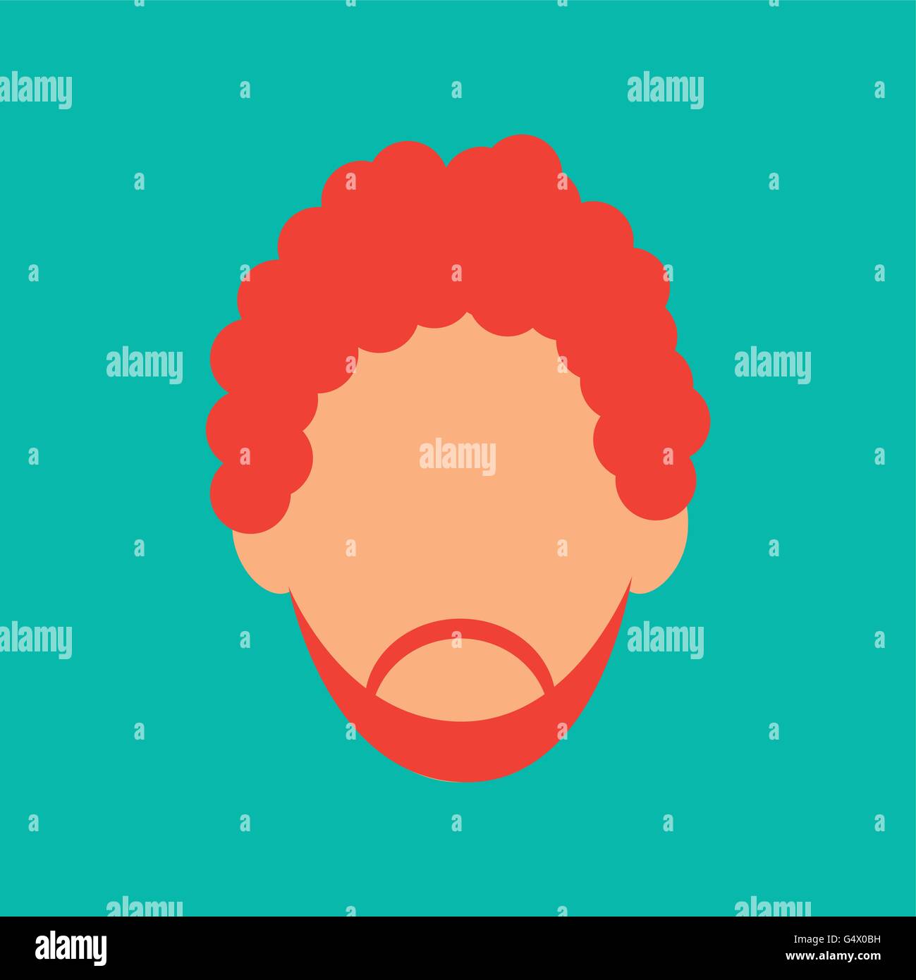 Man design. Media icon. Flat illustration Stock Vector Image & Art - Alamy