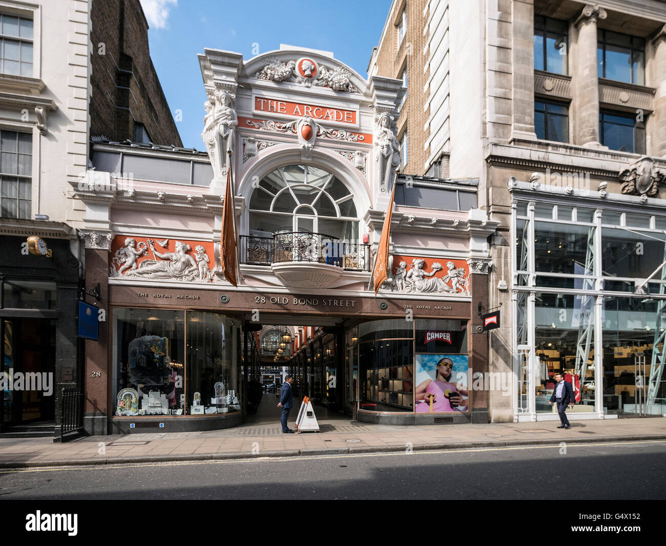The Arcade Old Bond Street London UK Stock Photo - Alamy