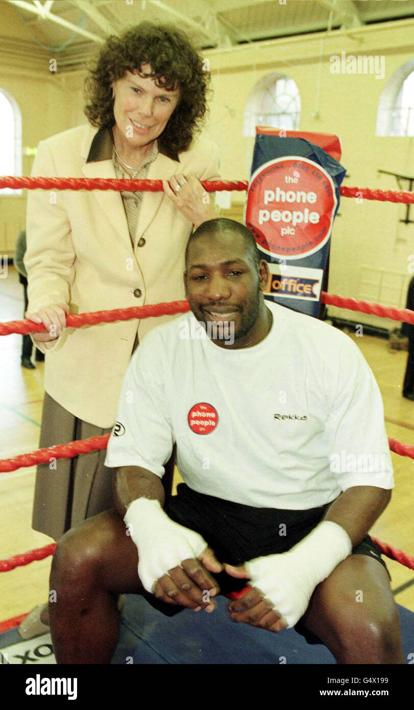 Boxing Julius Francis & Hoey Stock Photo - Alamy