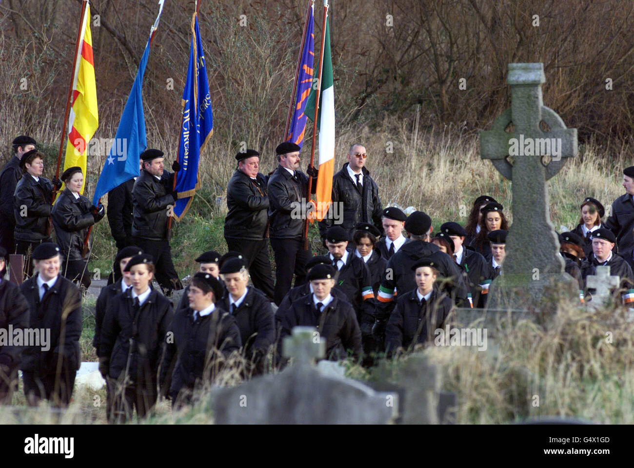 IRA funeral Milltown Stock Photo - Alamy
