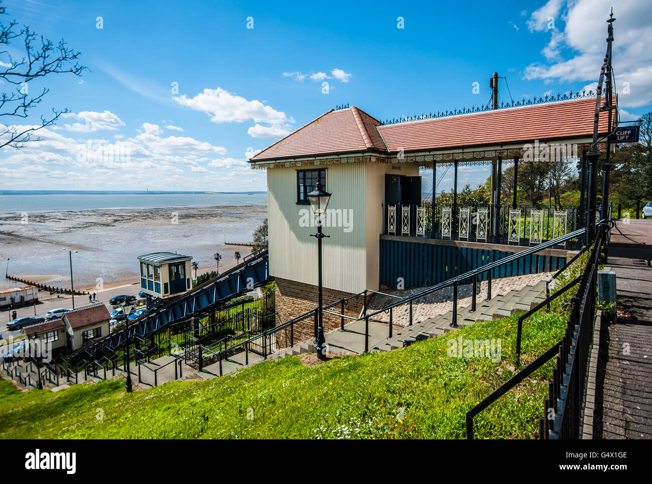 Southend Cliff Railway, or Southend Cliff Lift, is a funicular in the ...