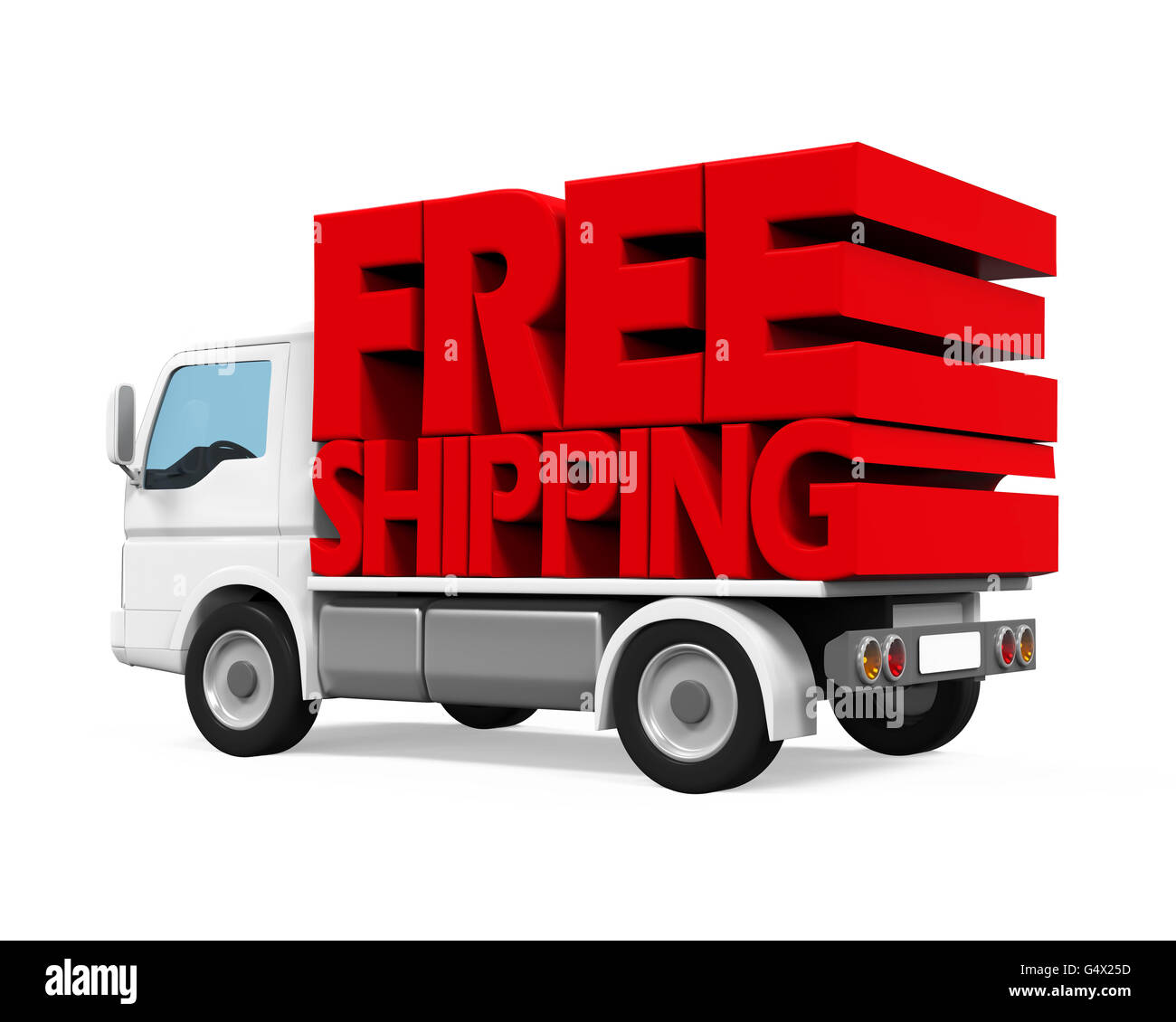 Free delivery van hi-res stock photography and images - Alamy