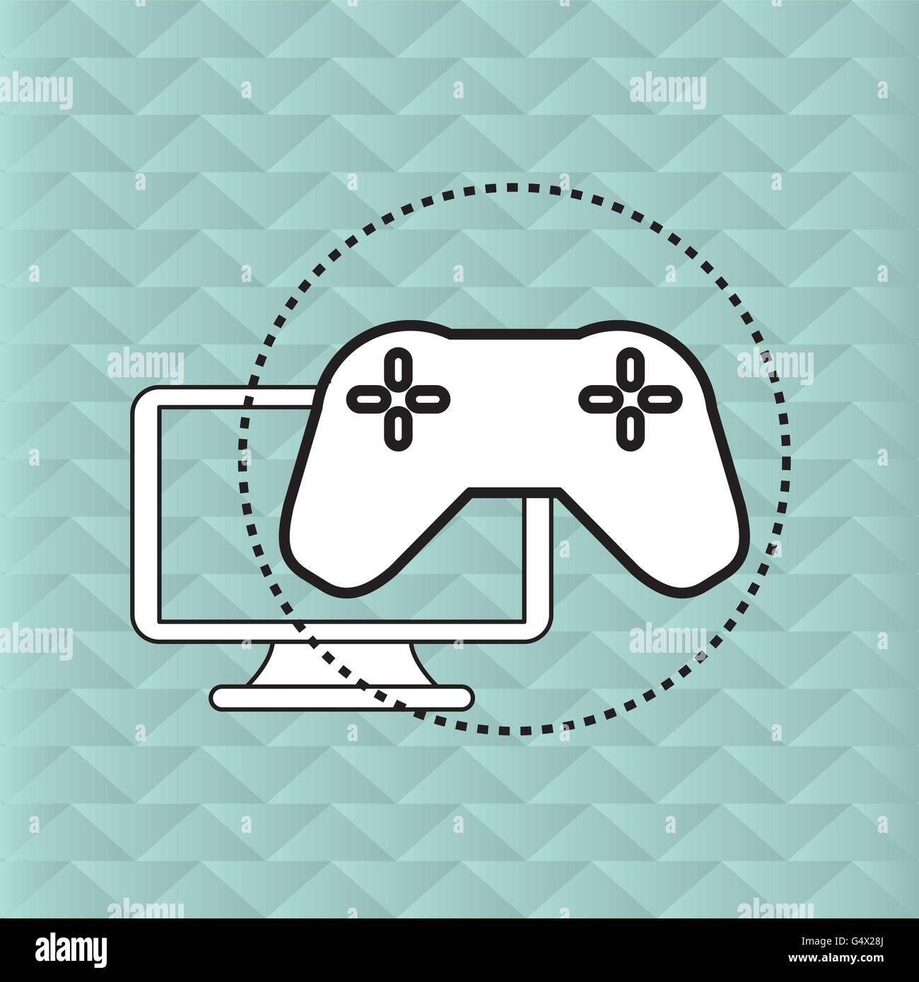 technology design. computer icon. Colorful illustration , vector Stock ...
