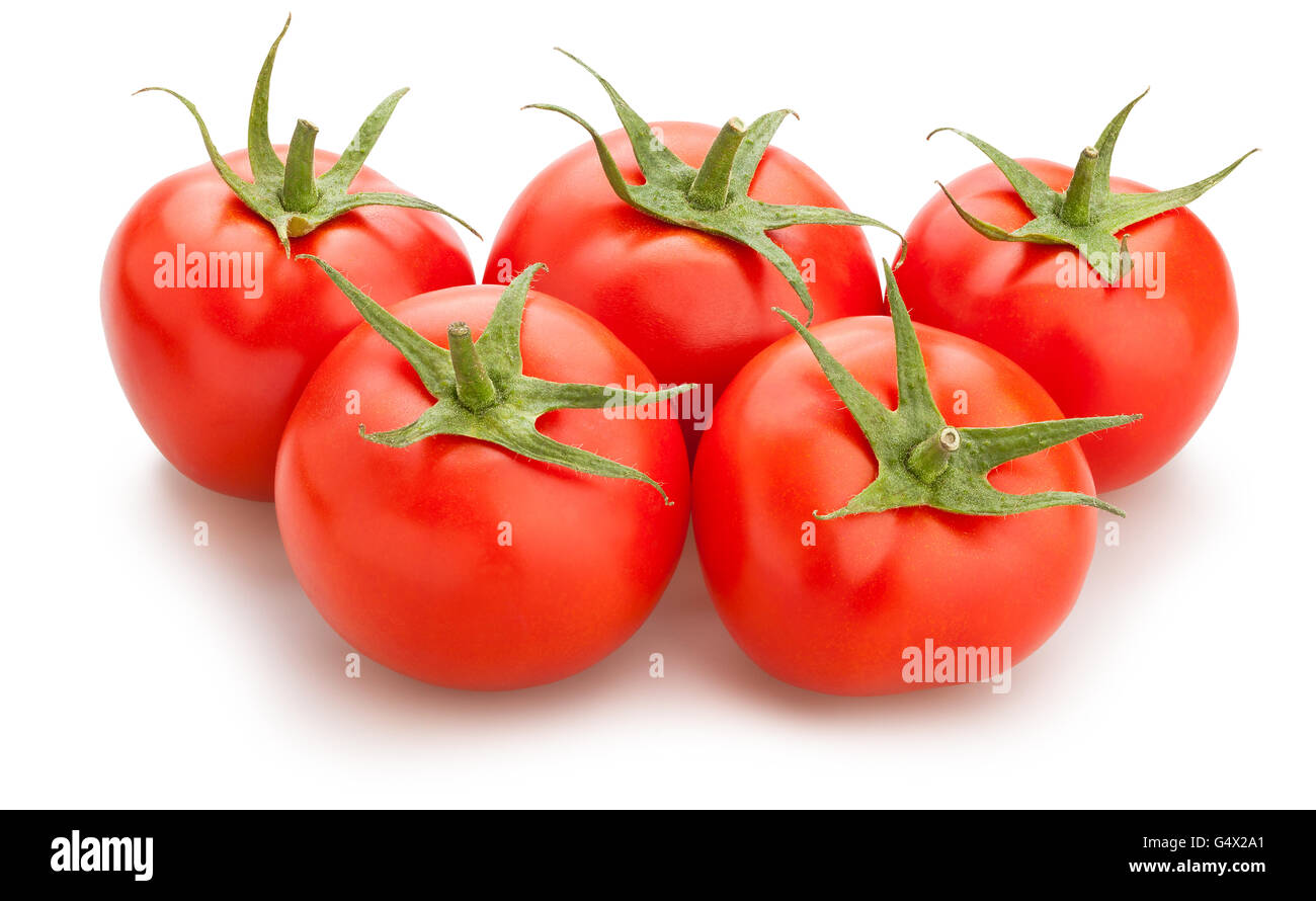 red tomatoes isolated Stock Photo - Alamy