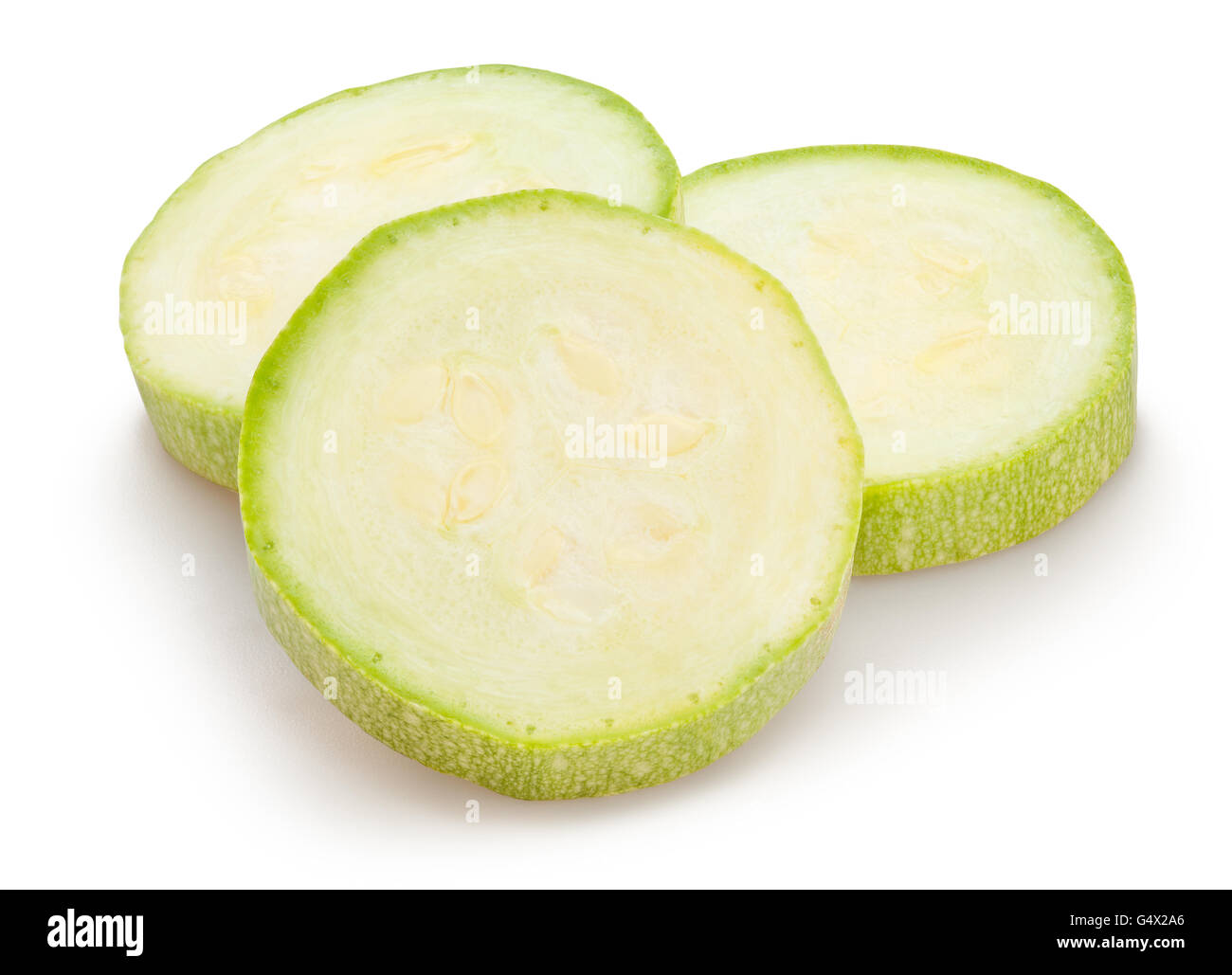 sliced marrow isolated Stock Photo - Alamy