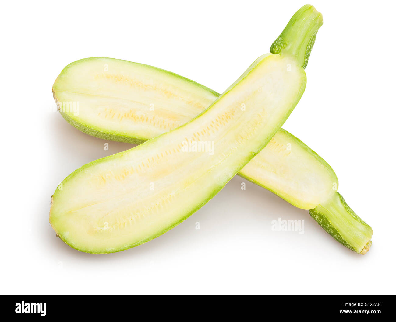 sliced marrow isolated Stock Photo - Alamy