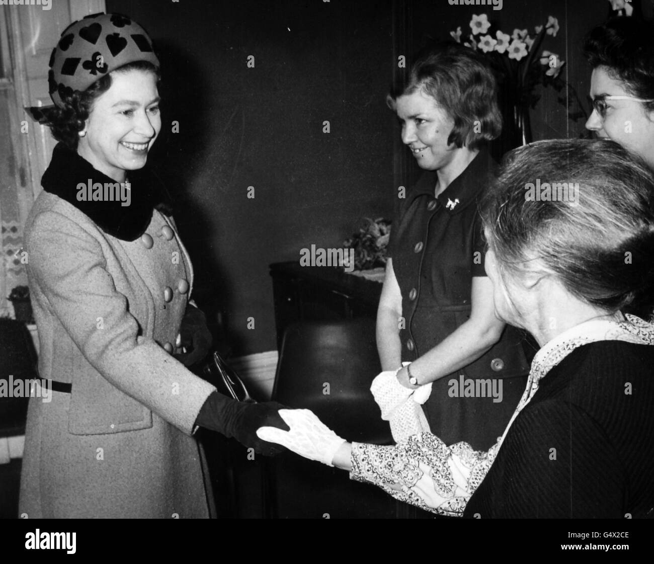 Royalty - Queen Elizabeth II - Social Workers, Kensington Stock Photo ...