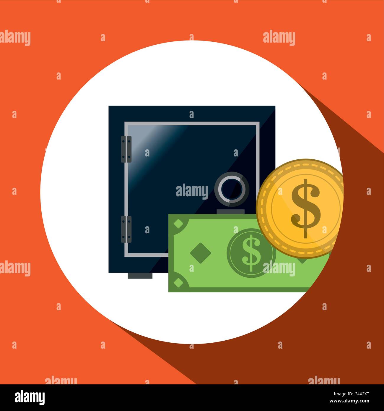 Money design. Financial item icon. White background, isolated il Stock ...