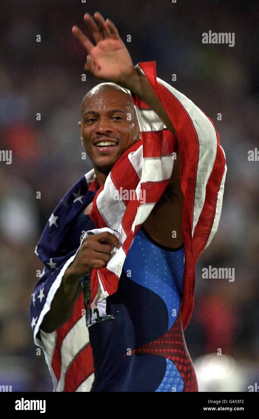 Sydney olympics maurice greene hi-res stock photography and images - Alamy