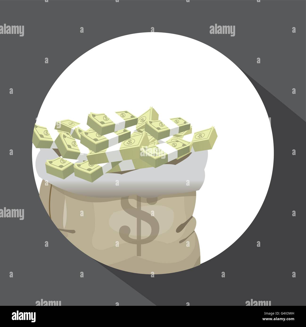 Money design. Financial item icon. White background, isolated ...