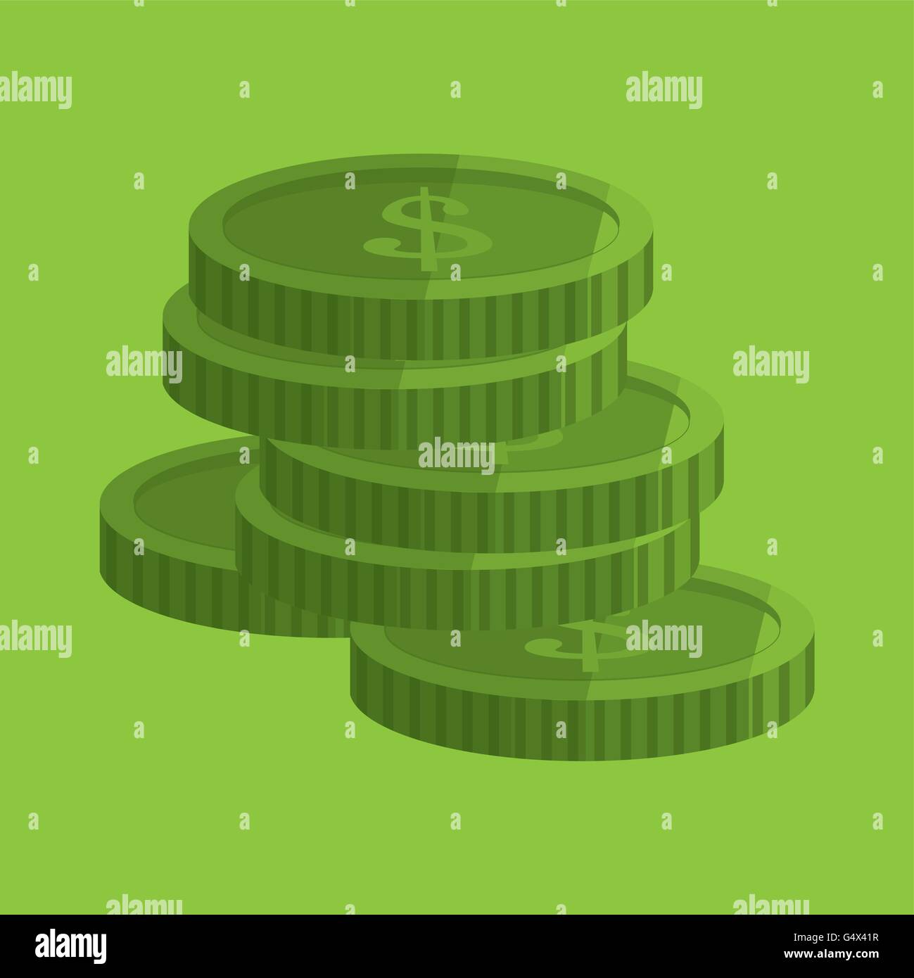 Money design. Financial item icon. White background, isolated ...