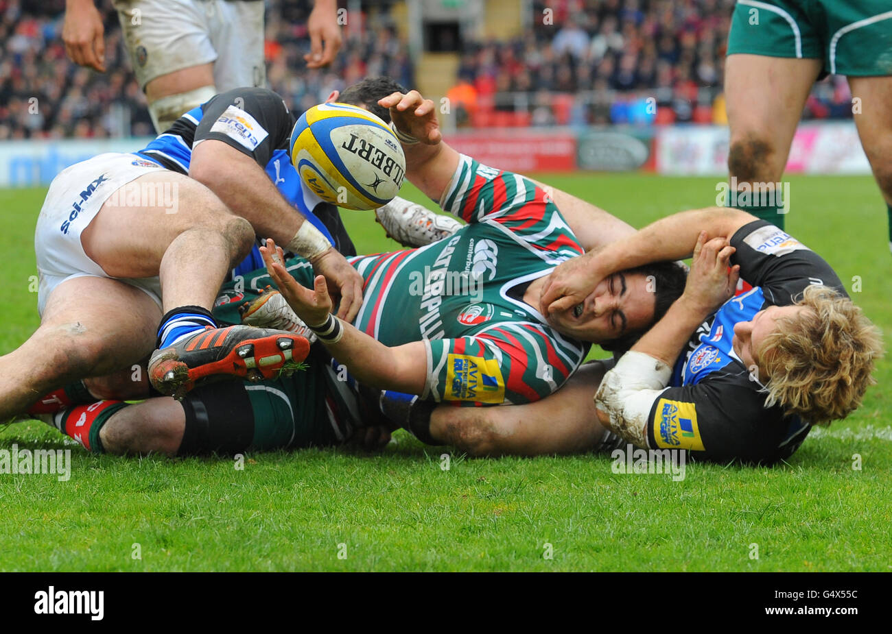 Rugby Union - Aviva Premiership - Leicester Tigers v Bath Rugby ...