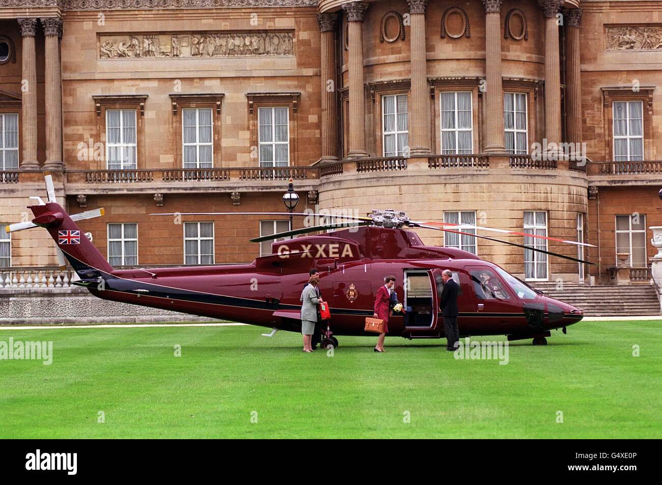 Royal Helicopter/Princess Royal Stock Photo - Alamy