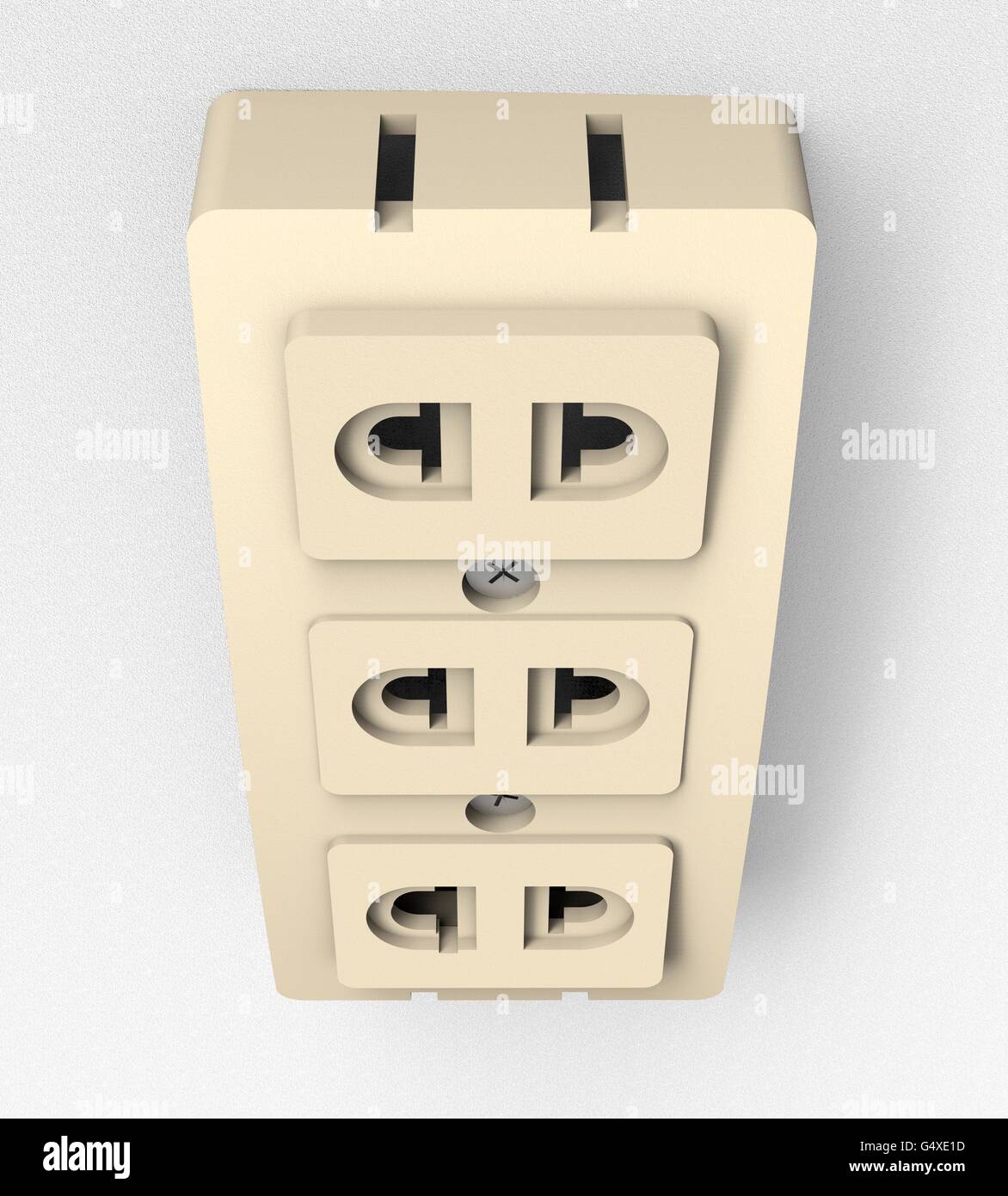 Plastic wall socket hi-res stock photography and images - Alamy