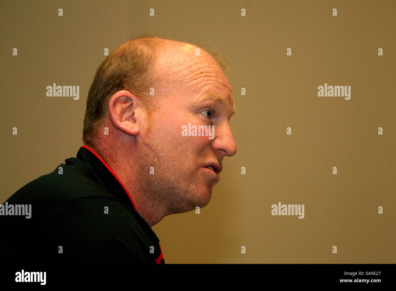 Wales' Neil Jenkins during the press conference at the Grand Hotel ...