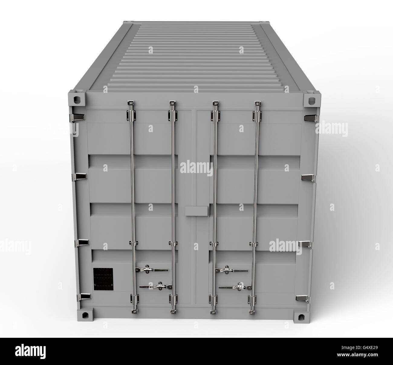 Shipping container white isolated hi-res stock photography and images ...