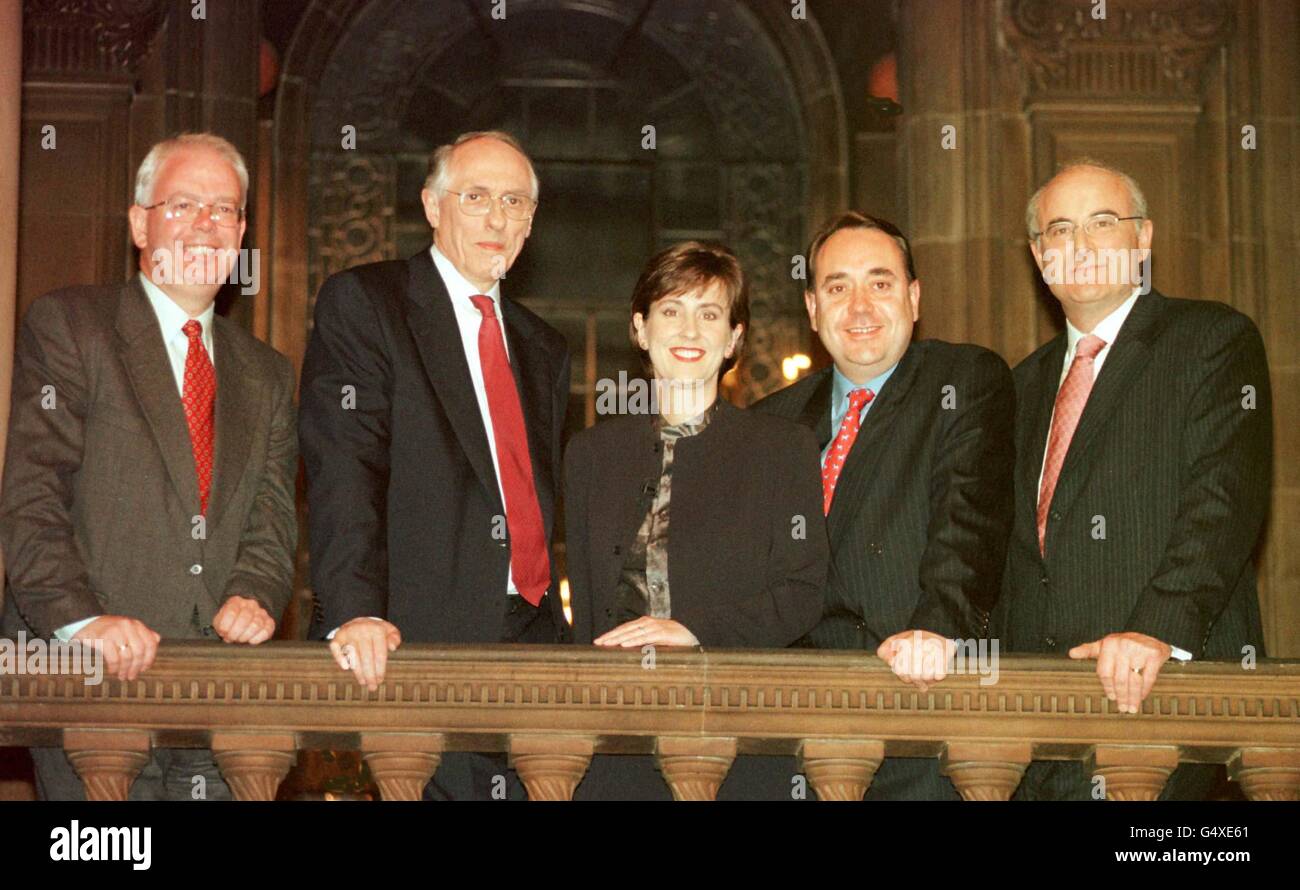 The leaders of Scotlands four main political parties met for a live ...