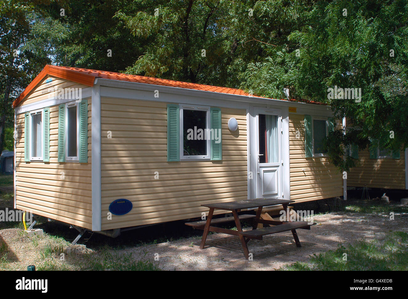Accommodation camping, mobile homes offer a good comfort to ...