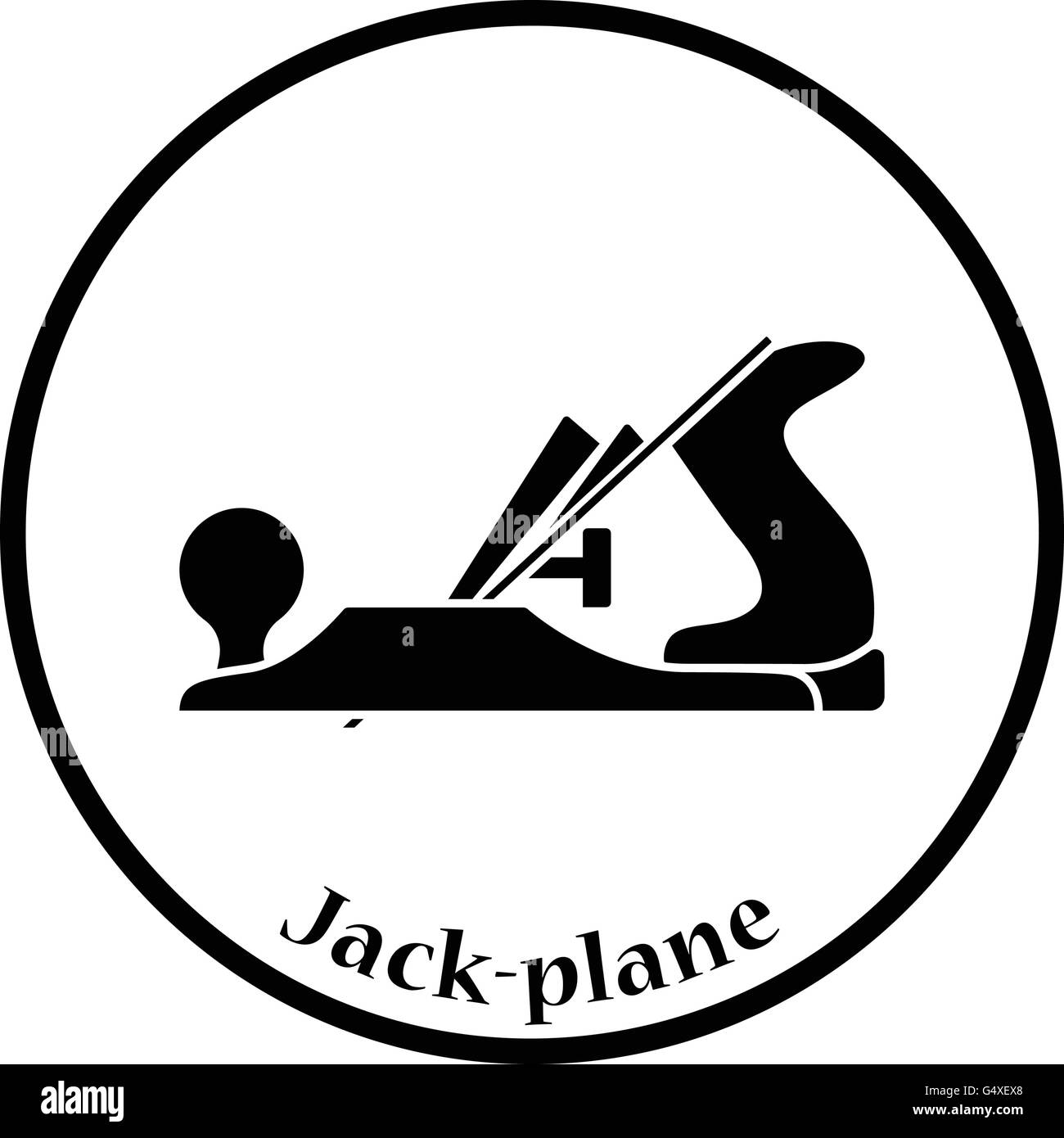 Jack plane icon hi-res stock photography and images - Alamy