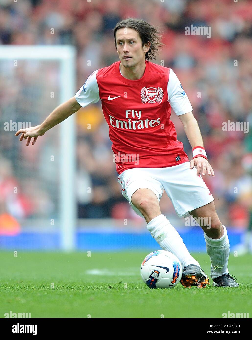 Emirates stadium tomas rosicky hi-res stock photography and images - Alamy