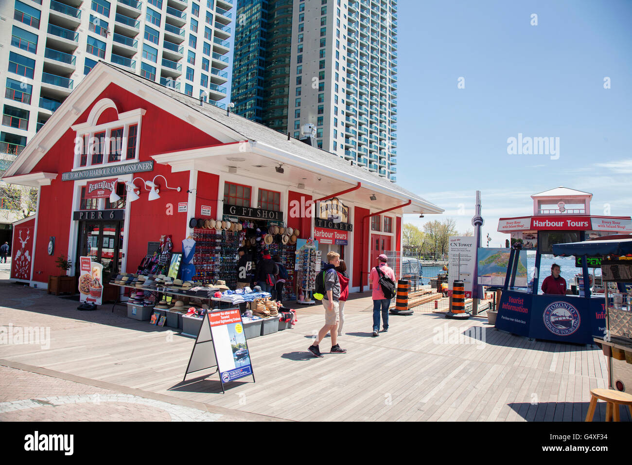 TORONTO - MAY 17, 2016: The Pier 6 building is the oldest structure on ...
