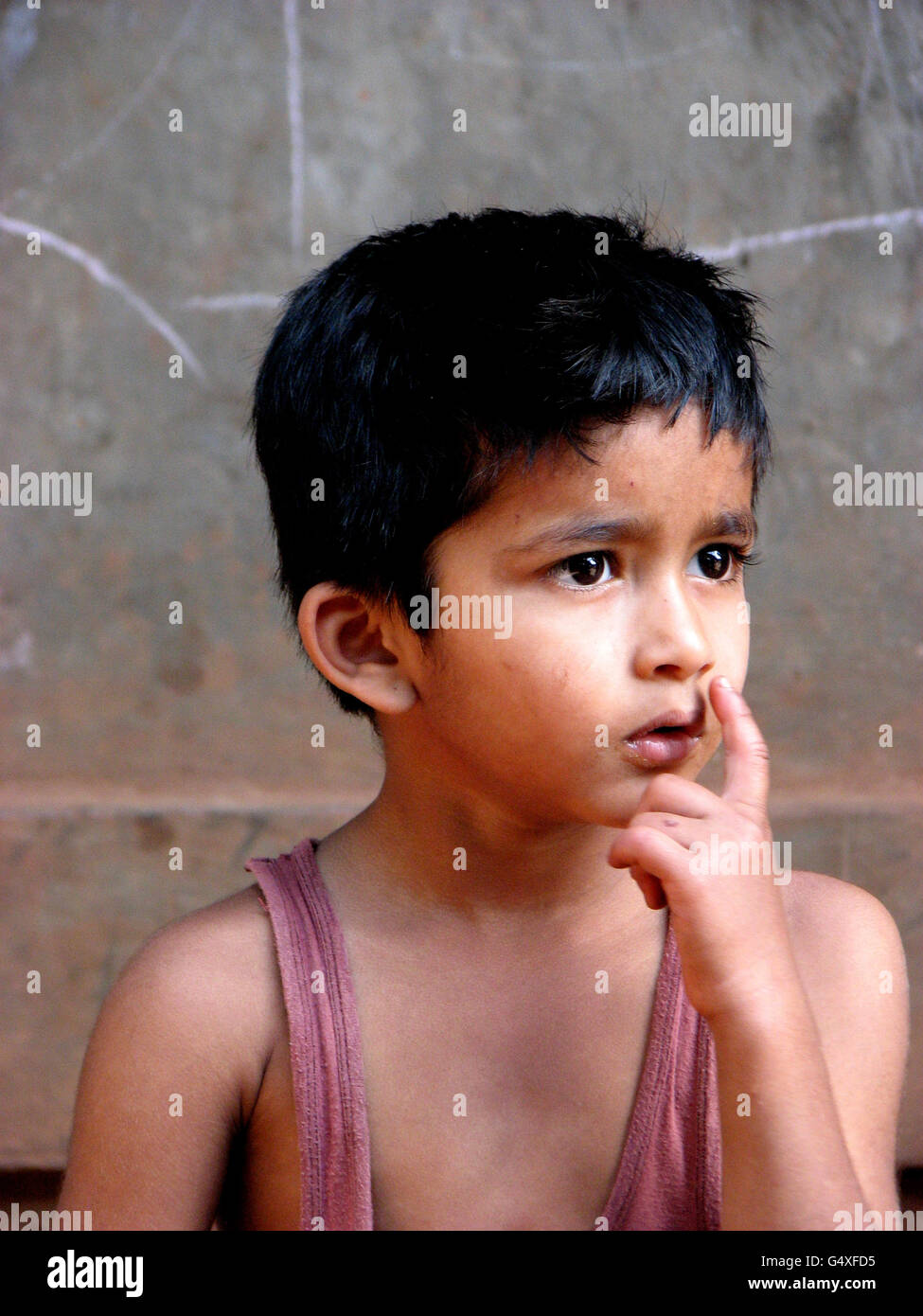 Cute Indian Boy Stock Photo - Alamy