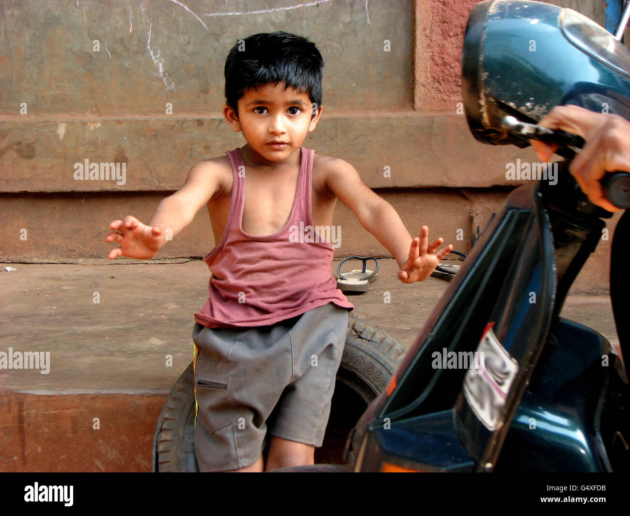 Cute Indian Boy Stock Photo - Alamy