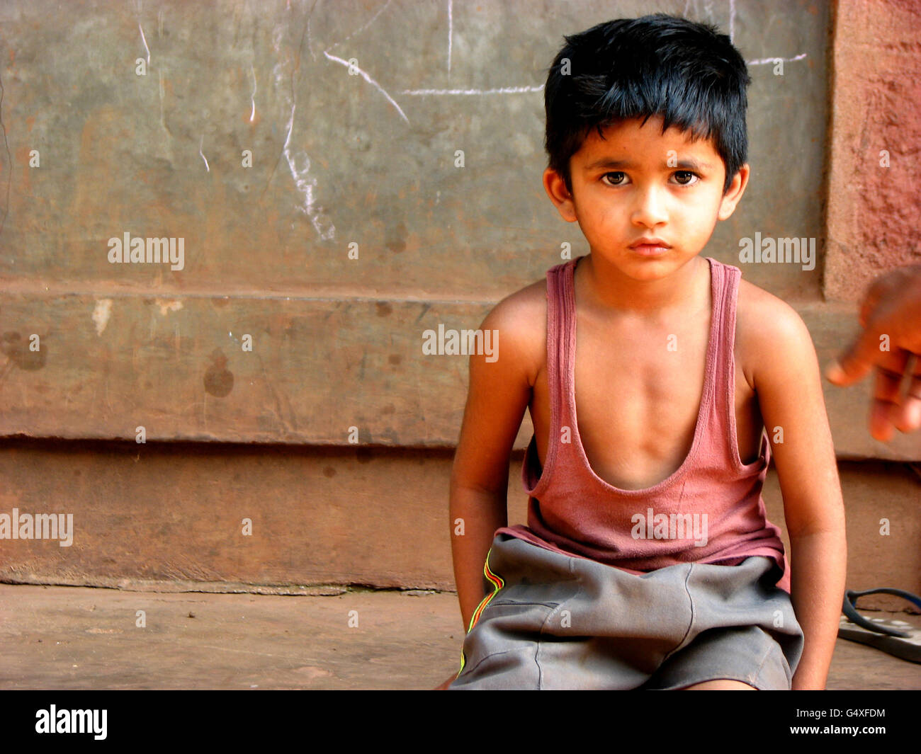 Cute Innocent Indian Boy Stock Photo - Alamy